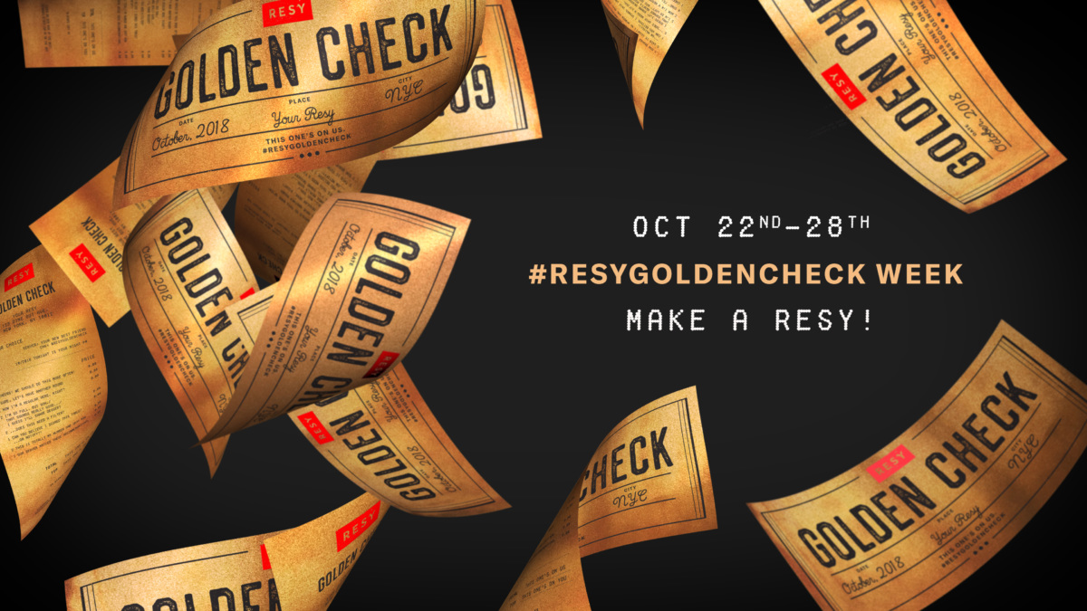 Introducing: The Resy Golden Check! — Resy | Right This Way