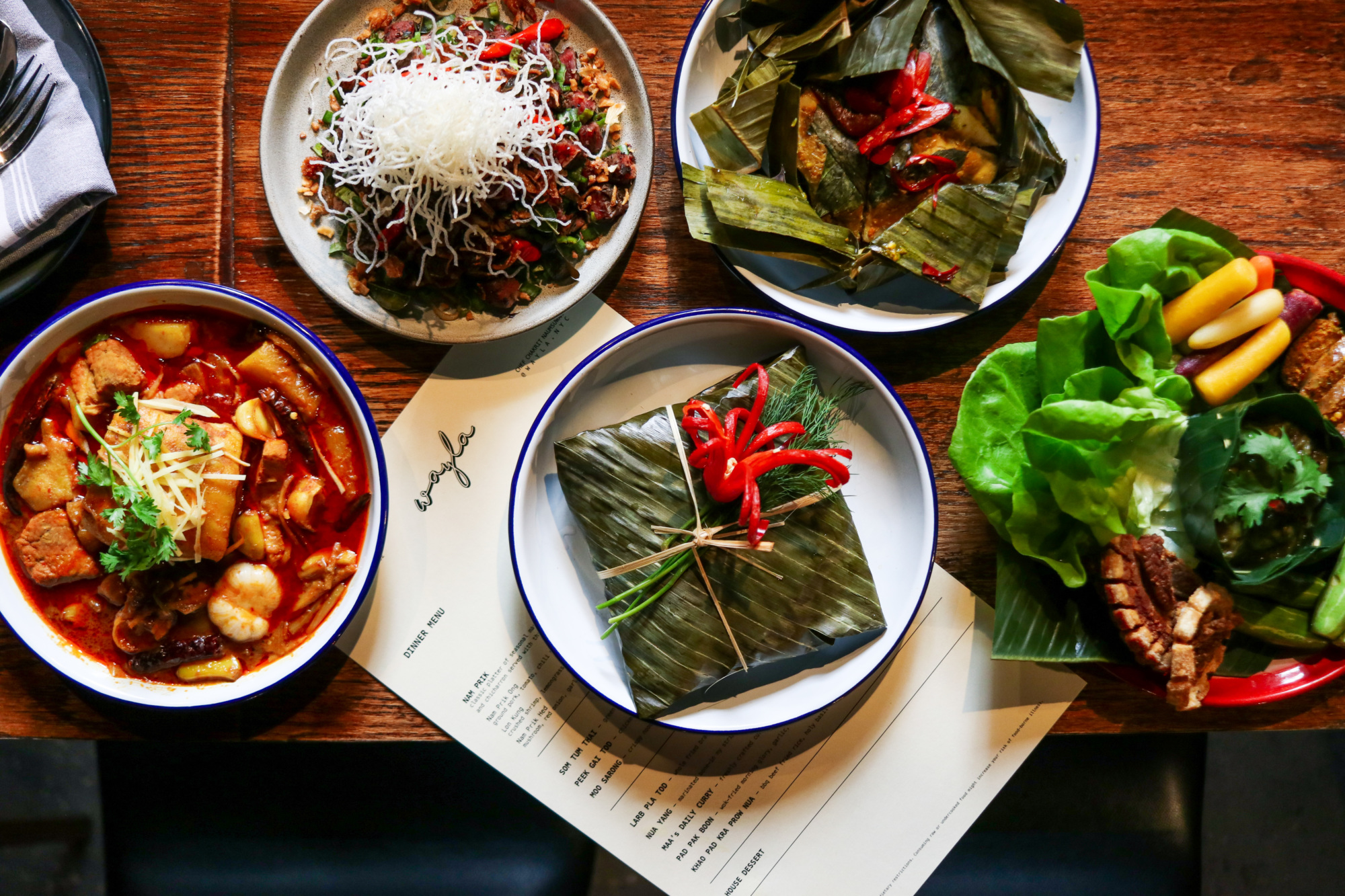 At Wayla, Bangkok-Born Chef Tom Naumsuwan Recreates Home — Resy | Right ...