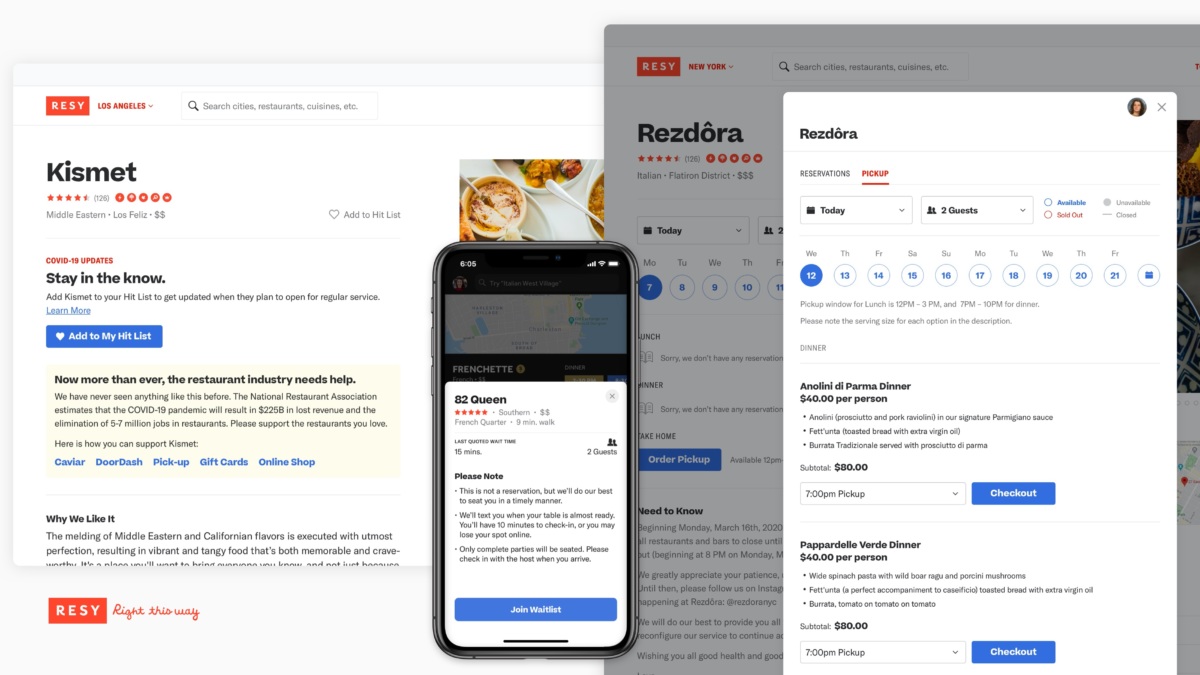 Resy's New Suite of Features Help Restaurants + Diners Navigate The ...