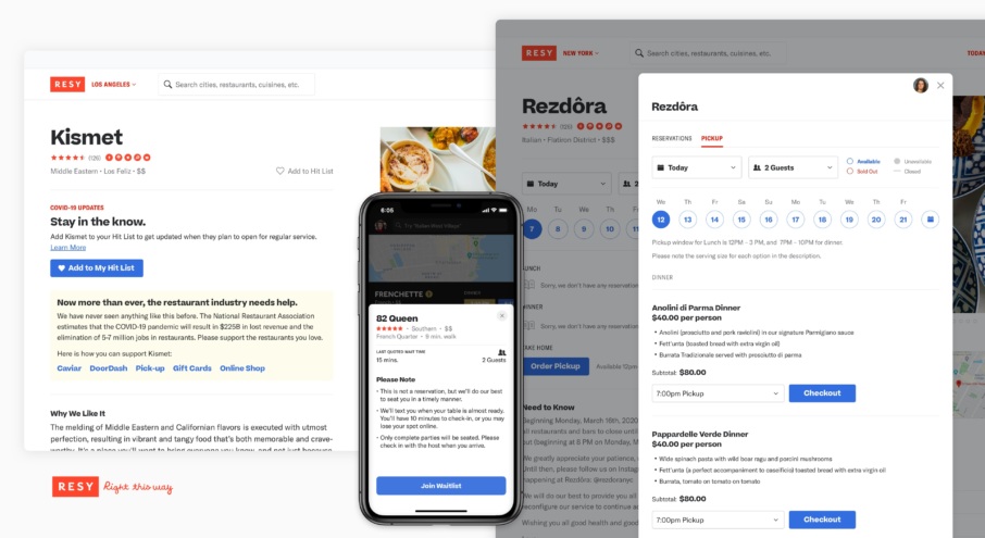 Resy's New Suite of Features Help Restaurants + Diners Navigate The ...