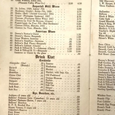 Gage & Tollner Through the Years, Via Its Menus — Resy | Right This Way