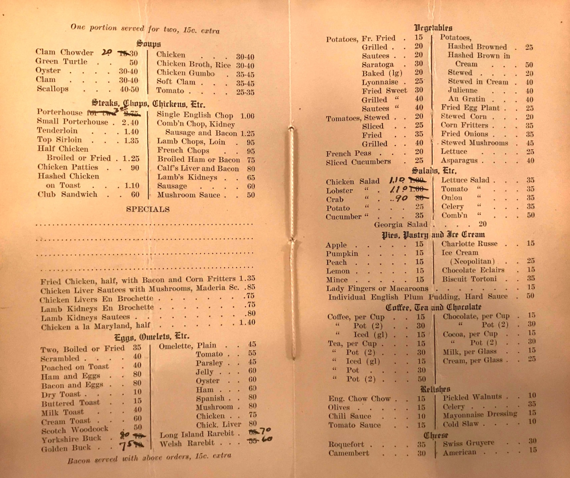 Gage & Tollner Through the Years, Via Its Menus — Resy | Right This Way
