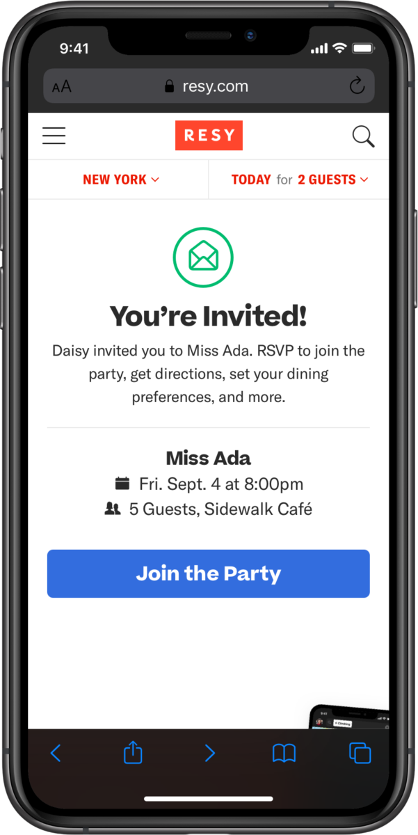 Everything You Need to Know About Resy’s Invite a Guest Feature — Resy ...