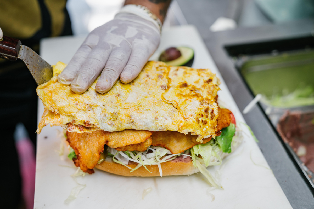 The Making of the Pumas Torta at Tortas Neza — Resy | Right This Way