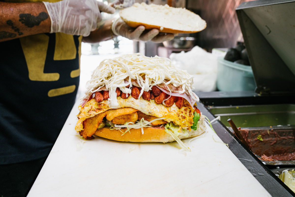 The Making of the Pumas Torta at Tortas Neza — Resy | Right This Way