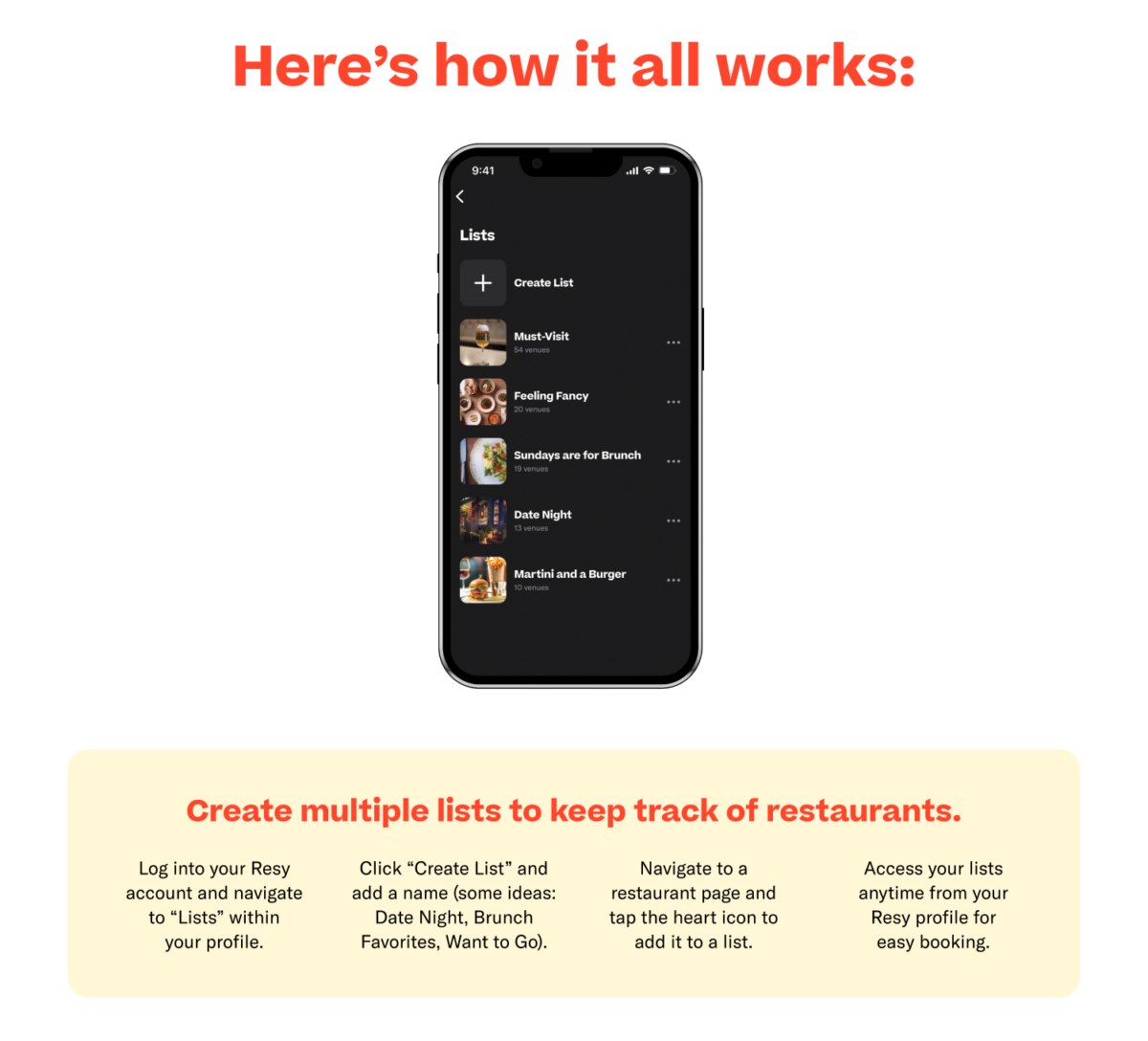 Introducing Resy Lists — Resy | Right This Way